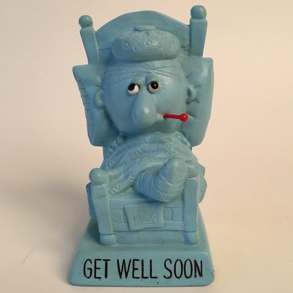 Other | Vintage Plastic Get Well Soon Figure | Poshmark